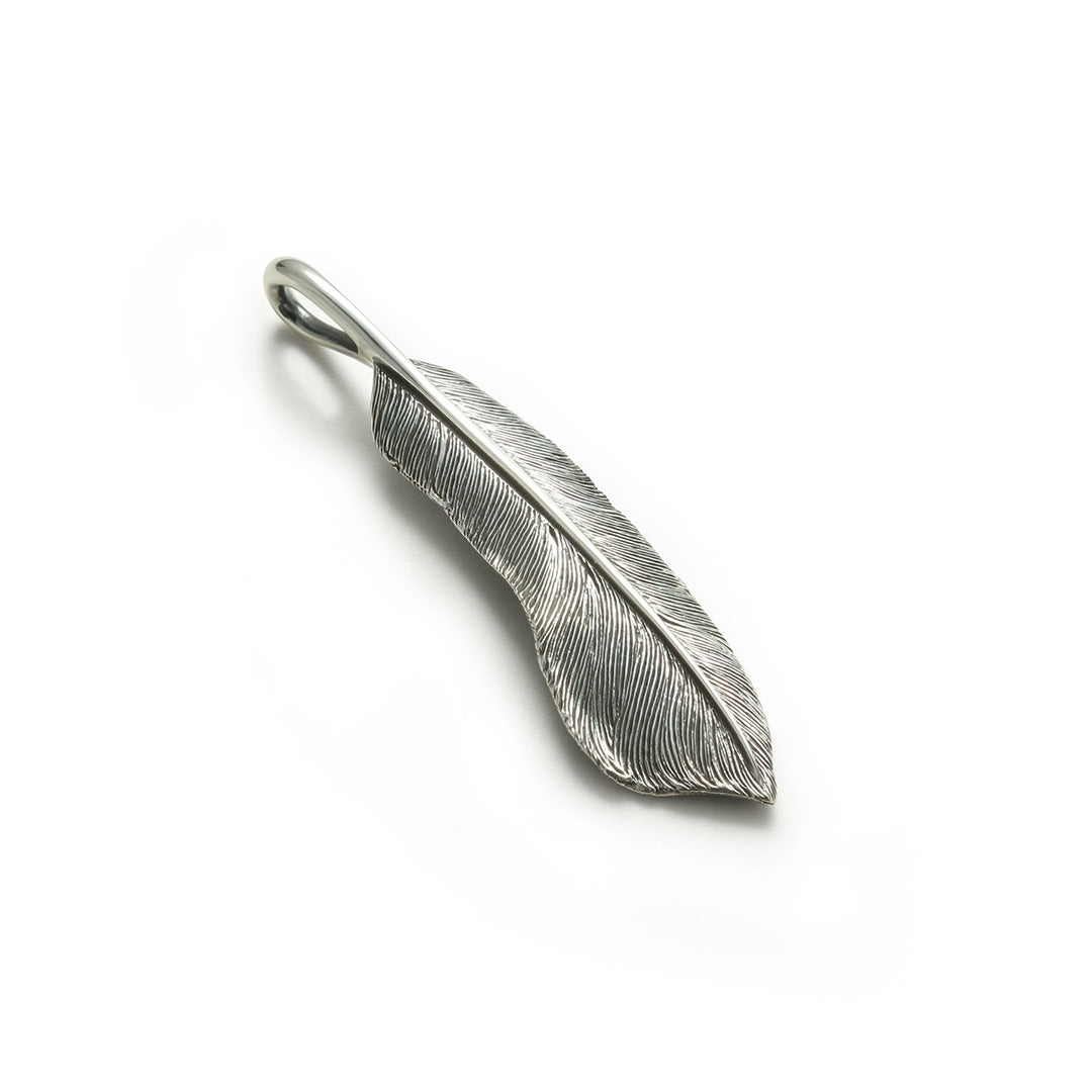 Covert Feather Right Facing Pendant, Small – CRAFTMAN