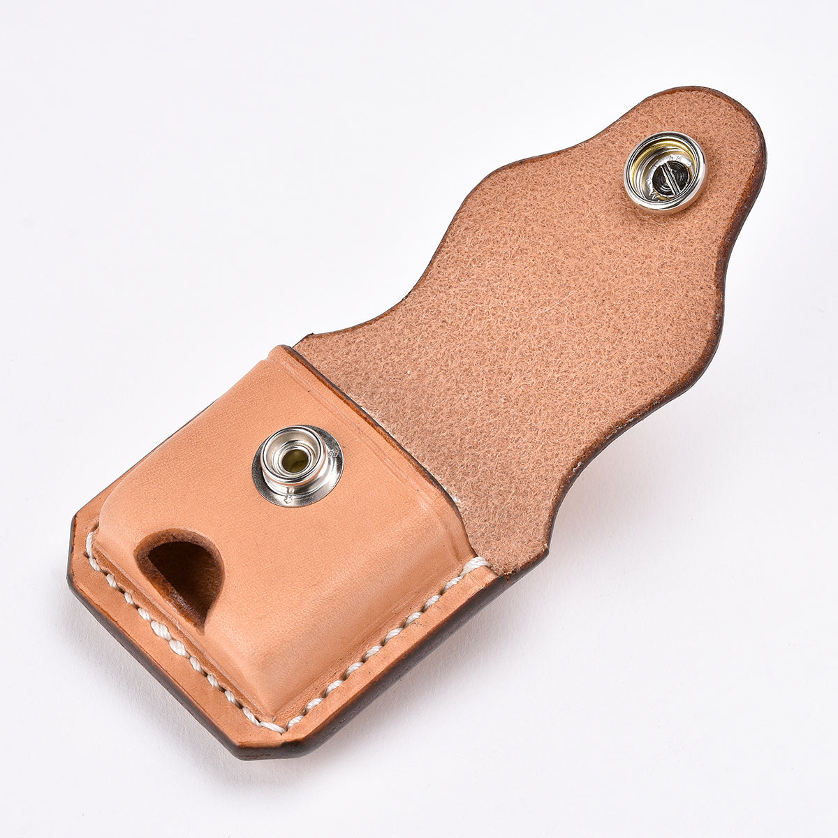 FUNNY LEATHER ZIPPO CASE - TAN – CRAFTMAN